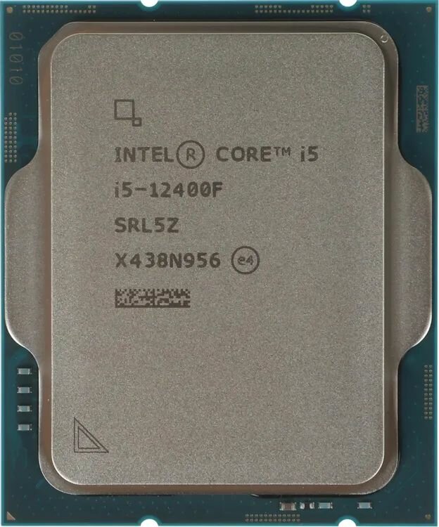 Процессор Intel Core i5-12400F, 6 ядер, до 4.4 ГГц, LGA 1700, OEM