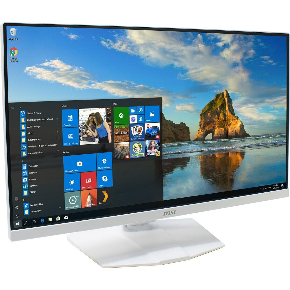 27" ЖК монитор MSI MAG 274QRFW E20 с поворотом экрана (LCD, 2560x1440, HDMI, DP)