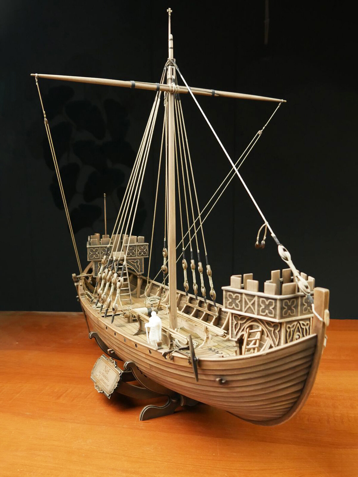 Сборная модель парусного корабля, Неф из Уинчелси, 650х370х540 мм, М.1:32