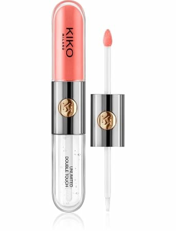 Губная помада KIKO Milano Unlimited Double Touch, оттенок 113 Satin Coral, 6 мл