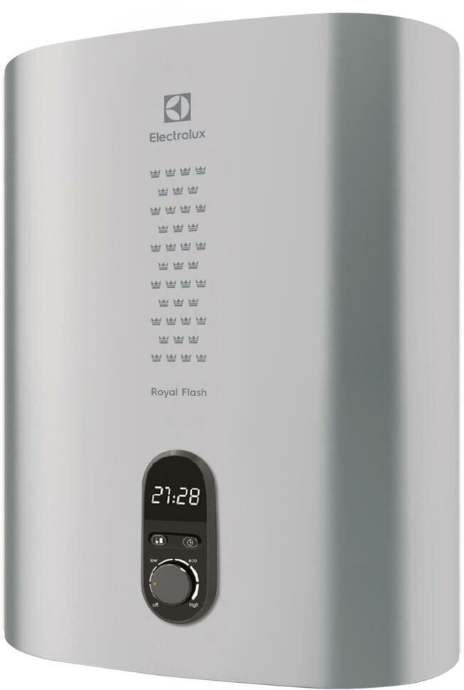 Водонагреватель Electrolux EWH 30 Royal Flash Silver Серебристый Прямоугольный Нержавеющая сталь мокрый тэн