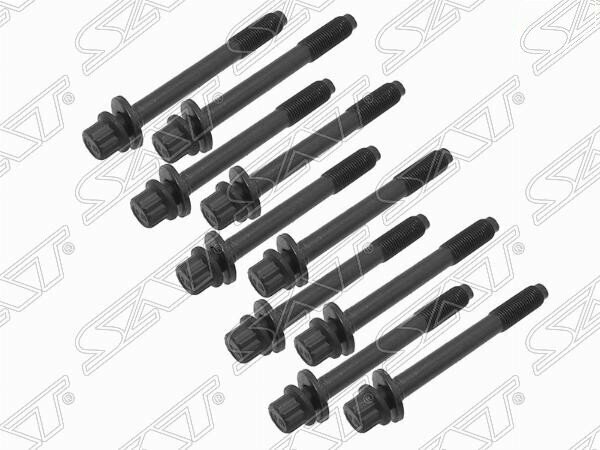 Болт ГБЦ комплект SAT ST-117-0003 MITSUBISHI/HYUNDAI 4G64/4G63/4G69/G43P/G4JP