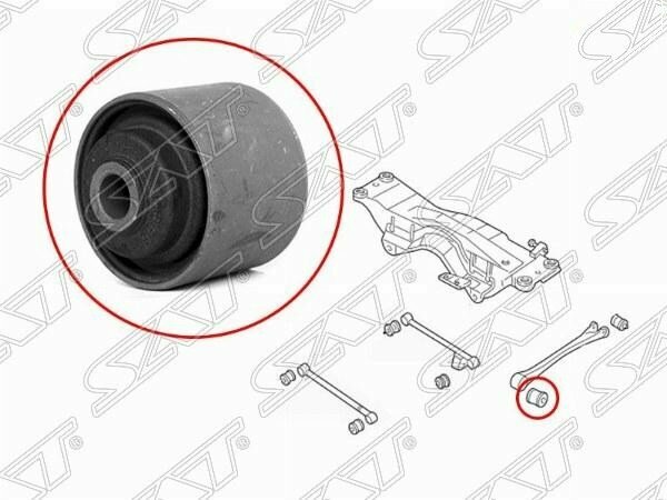 Сайлентблок SAT ST-20254-SA000 рычага Subaru Forester 97-08, Impreza 92-07