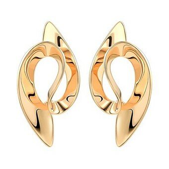 Серьги, красное золото, 585 проба