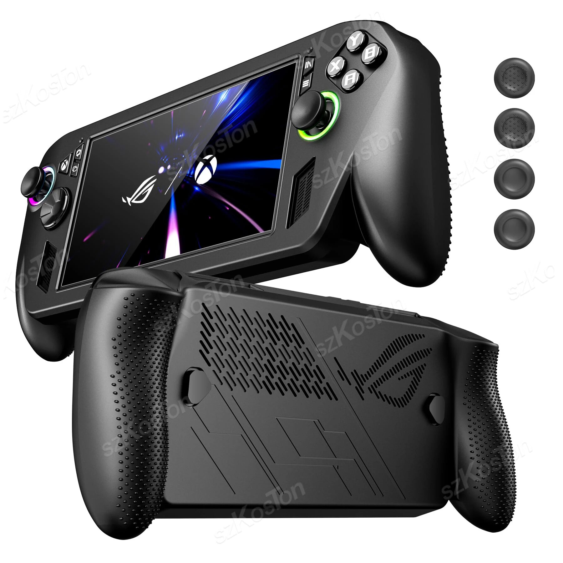 Чехол для ROG Ally черный, силиконовый