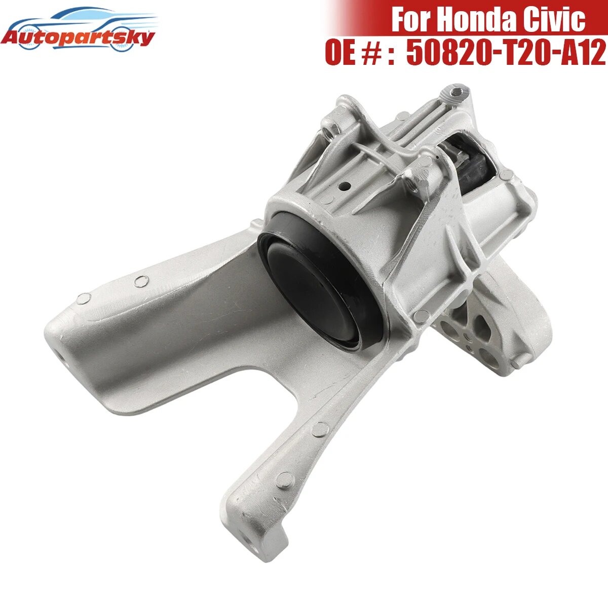 Кронштейн двигателя правый 50820-T20-A12 для Honda Civic FE 2021- 1.5L CVT, автозапчасти, правое крепление двигателя