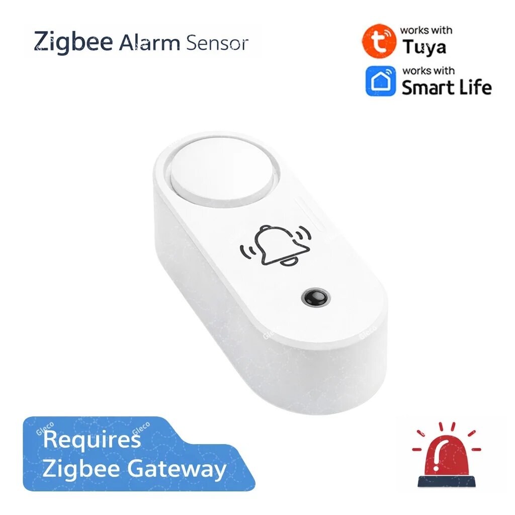ZigBee сирена с датчиком тревоги, Tuya