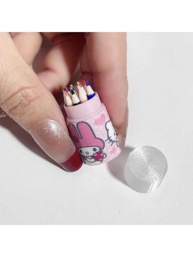 Свинцовое ведерко для кукольного домика Mini Sanrio color
