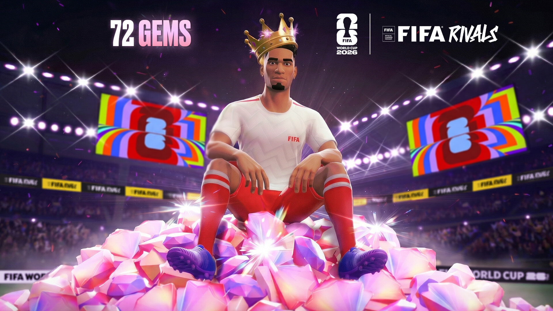 FIFA Rivals - 72 Gems Подарочная карта • регион Весь мир • цифровой ключ