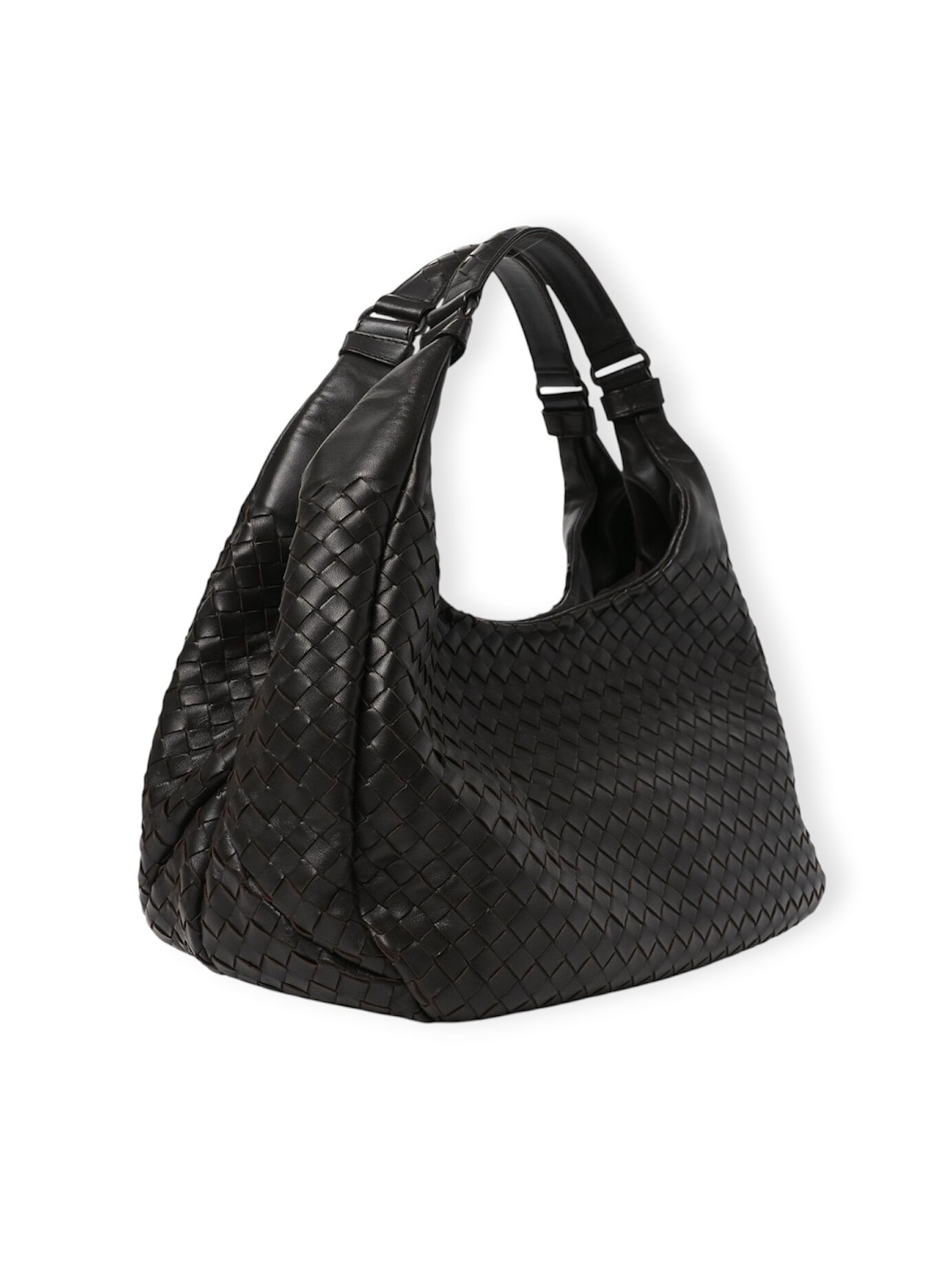 Сумка хобо Bottega Veneta Campana, черный — фото 1