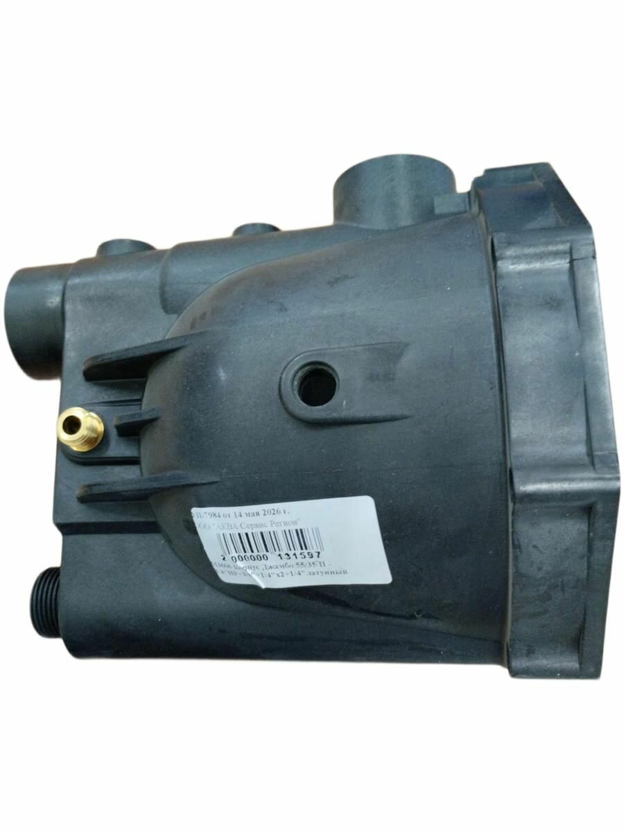 Корпус Джилекс Джамбо 55/35 П - 3/4"НР+3/8"+1/4"х2+1/4" латунный штутцер арт.- М3606