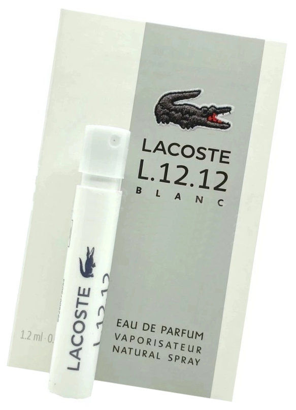 Мужской пробник Лакост Л 12 12 Бланк - Lacoste L 12 12 Blanc Pure аромат 1.2 мл