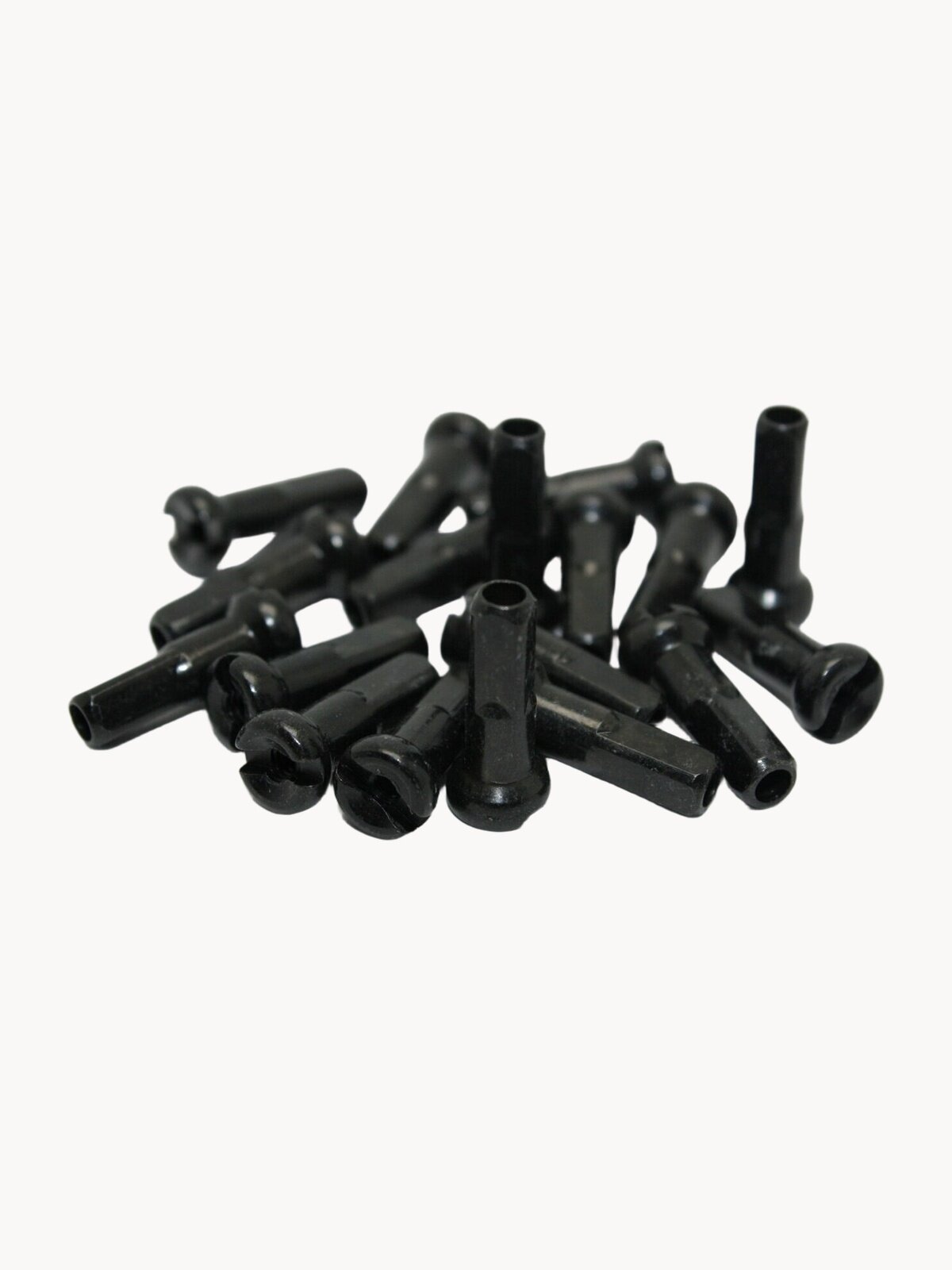 Ниппель для велосипедных спиц латунный Pillar Spoke 14G x 16 mm Black, 18 штук