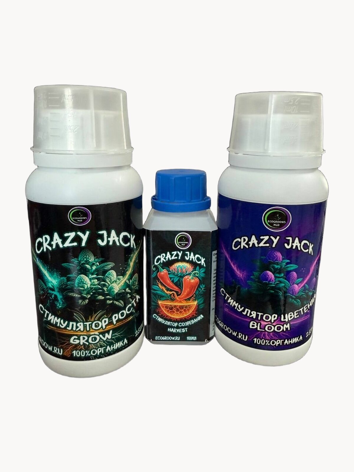 Crazy Jack: grow, bloom, harvest комплекс от ecoGROOWS HLD малый