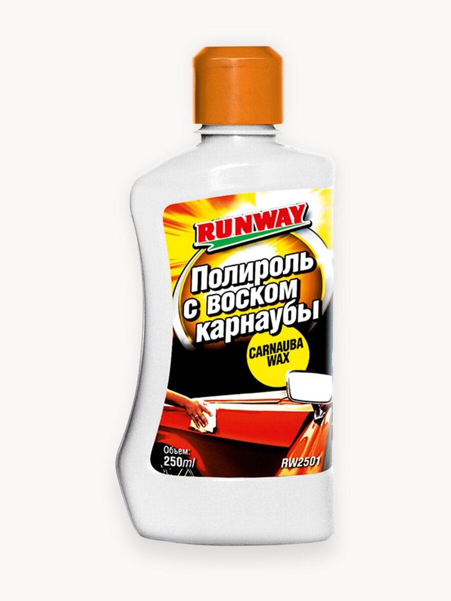Полироль для кузова автомобиля с воском Карнаубы Runway , 250 мл