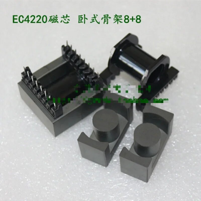 Сердечник EC4220 с поддержкой горизонтального скелета 8+8 Сердечник трансформатора Материал PC40 Ферритовый сердечник EC42X20