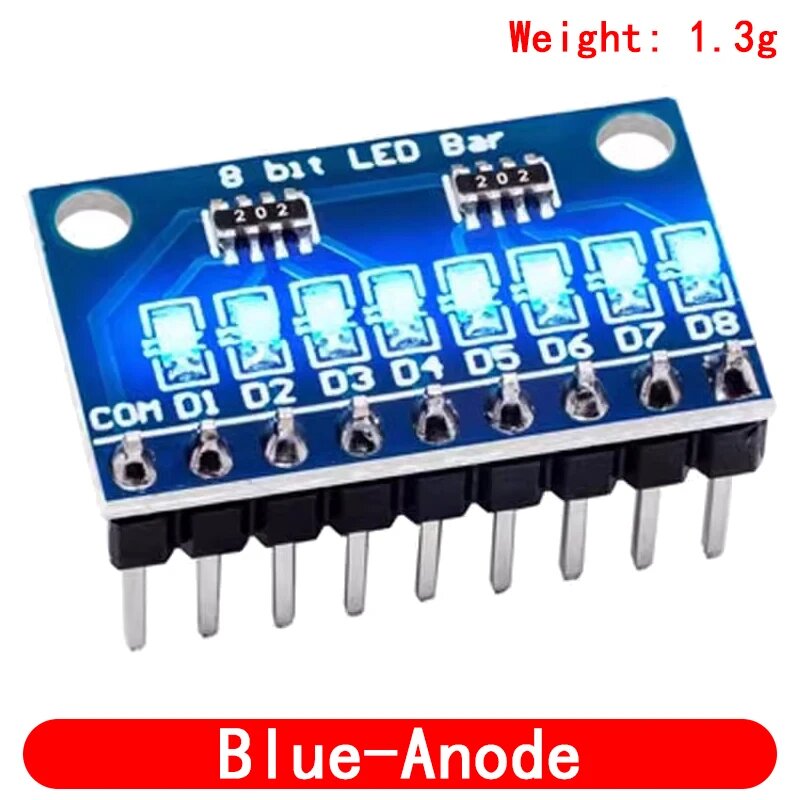 8-битный LED Bar Blue-Anode