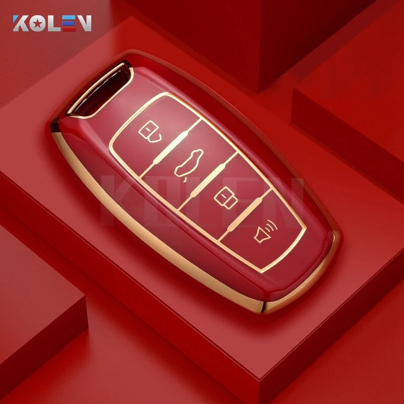 Модный чехол из ТПУ для автомобильного дистанционного ключа, чехол для Great Wall Haval Hover H1 H4 H6 H7 H9 F5 F7 H2S GMW Coupe, защищенный брелок без ключа Red only case