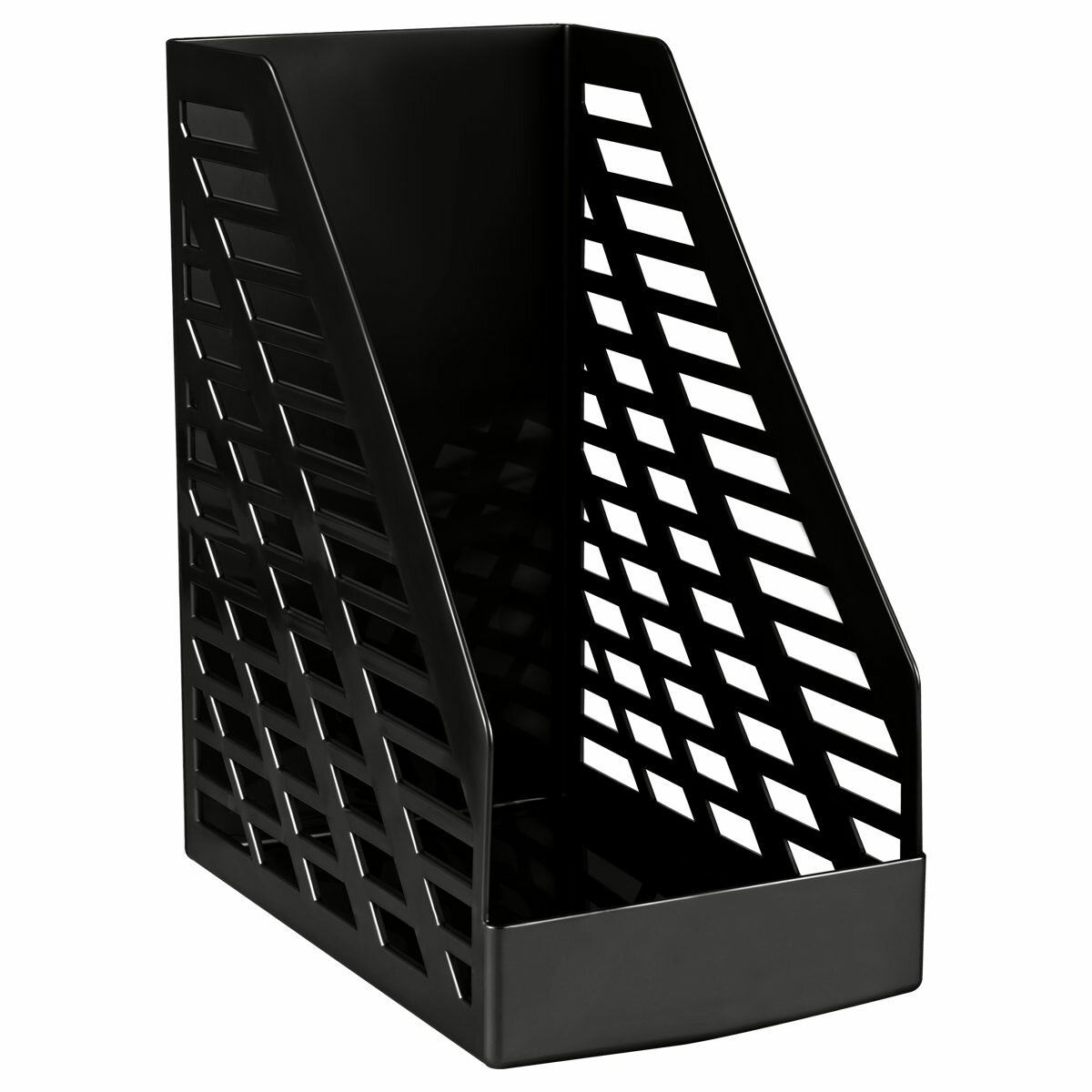 Лоток для бумаг вертикальный Стамм "XXL", 160мм, черный (ЛТВ-30551), 4шт.