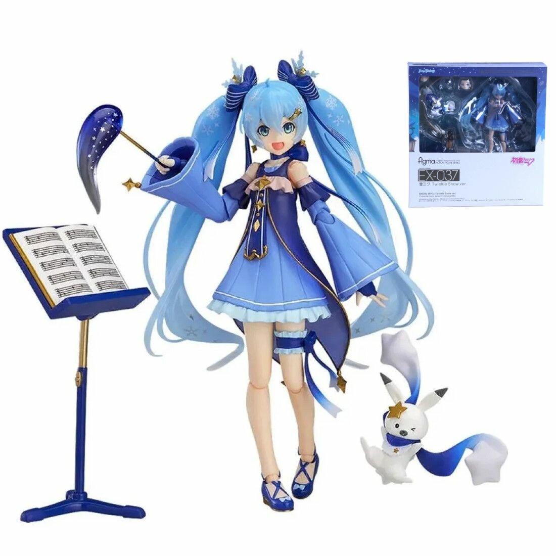 Фигурка Вокалоид Мику Хацунэ / Vocaloid Miku Hatsune figma EX-037 (14см)