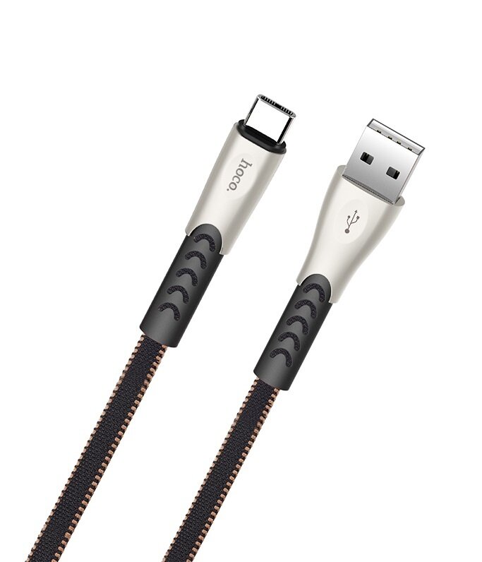 Кабель HOCO U48 TYPE-C 2.4A черный