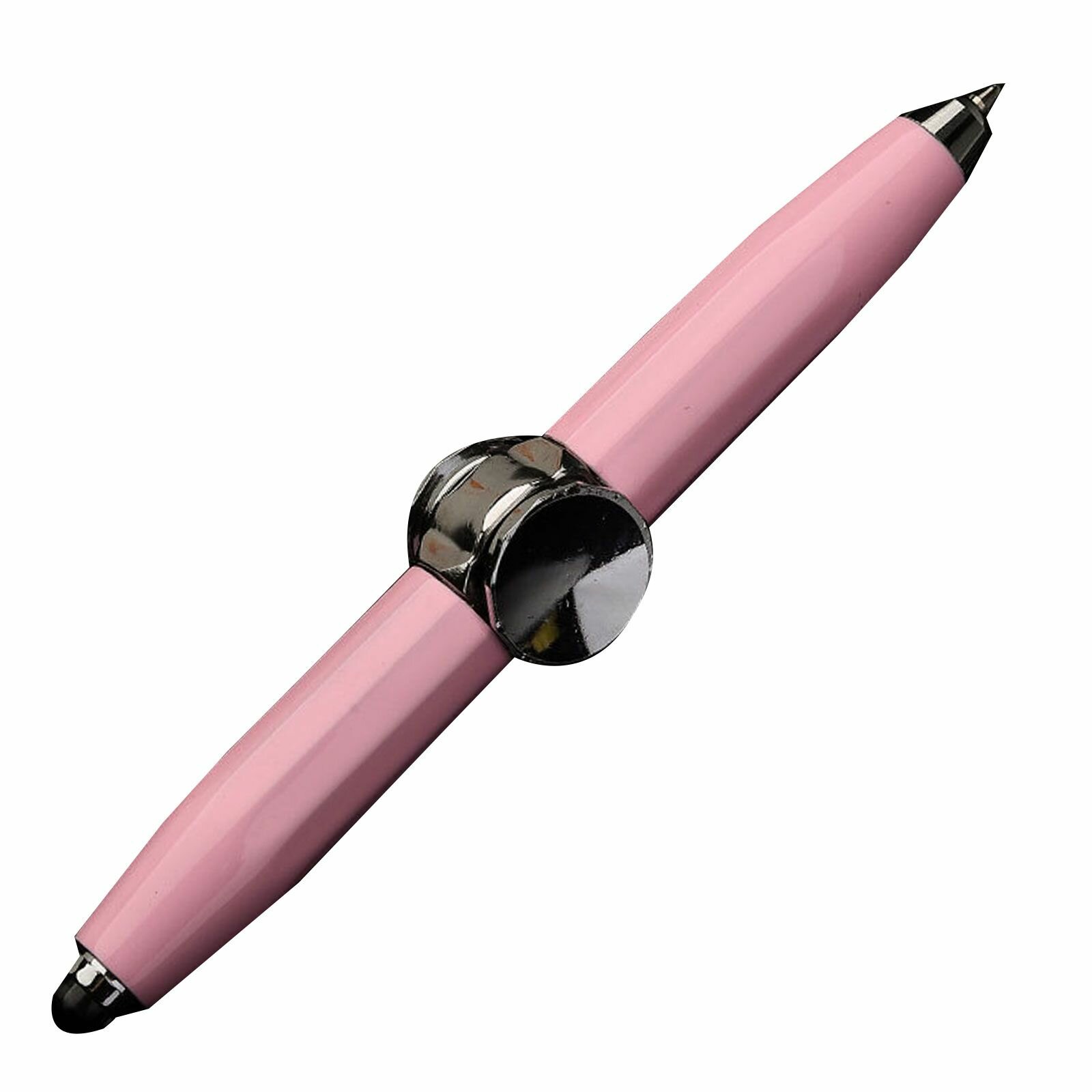 Шариковая ручка, Многофункциональная вращающаяся светящаяся спиннер-ручка - светло-розовая, 1 шт.