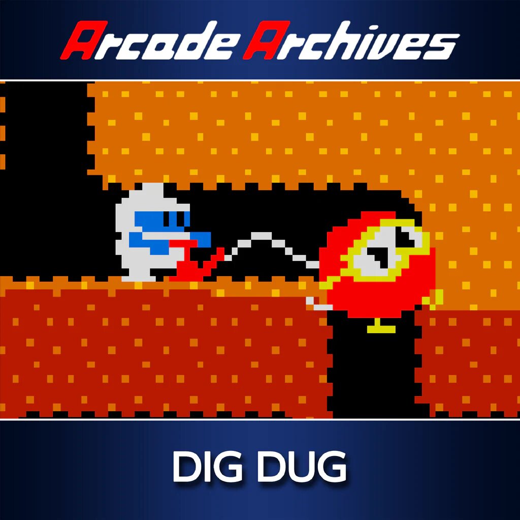 Arcade Archives DIG DUG для Sony PlayStation | PS4 и PS5 | Игра навсегда | Быстрая доставка