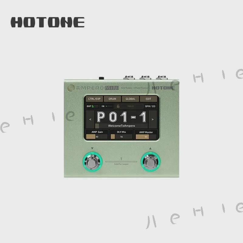 Hotone Ampero Mini Электрогитара Бас-усилитель Моделирование ИК-кабинетов Стерео-.+