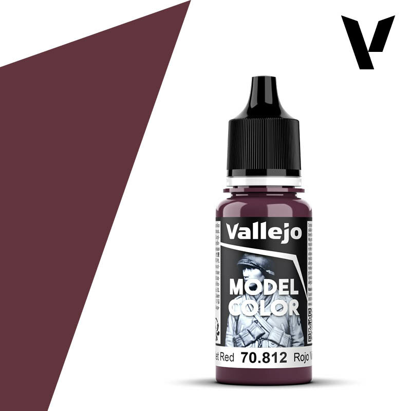 Краска 70812 Vallejo Серии Model Color Violet Red (Фиолетово - Красный) 18ml