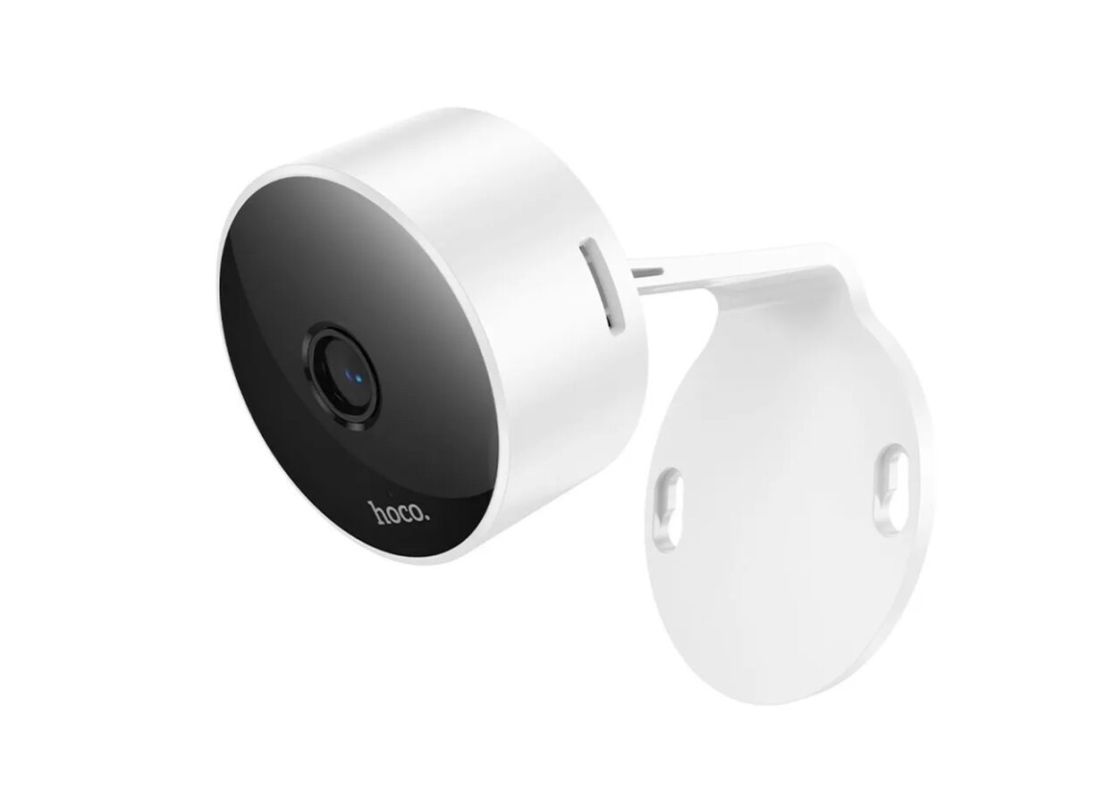 Видеокамера для коммерции/дома HOCO D7 Indoor HD Camera, 4MP, Wi-Fi 2.4G, IOS/Android, Поддержка micro SD/TF, Белый
