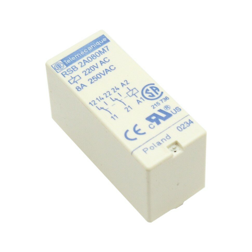 Telemecanique RSB2A080M7 Реле 8A 250V AC