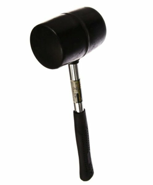 Киянка резиновая, металлическая ручка 65 мм ( 680 гр )