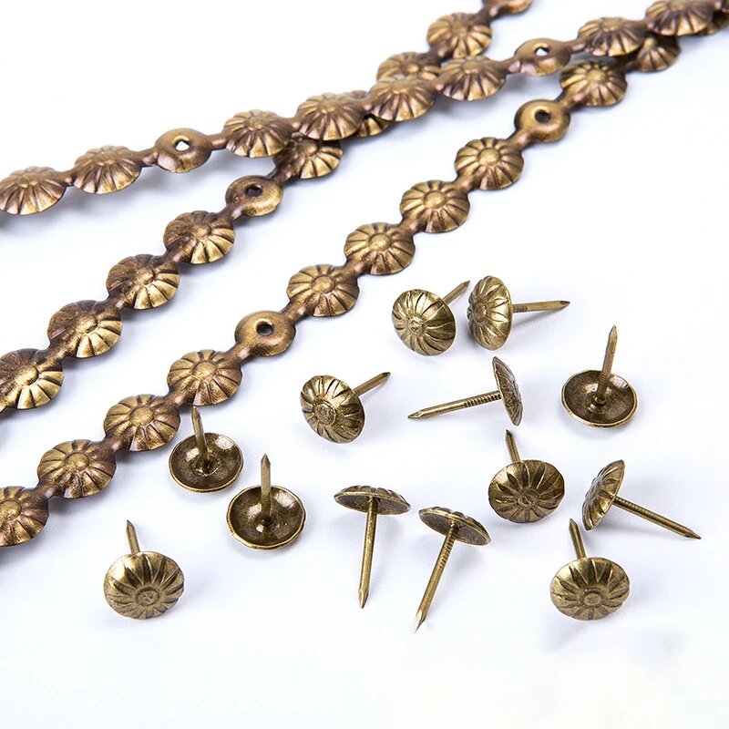 Медный декоративный гвоздь для мебели 1 метр E