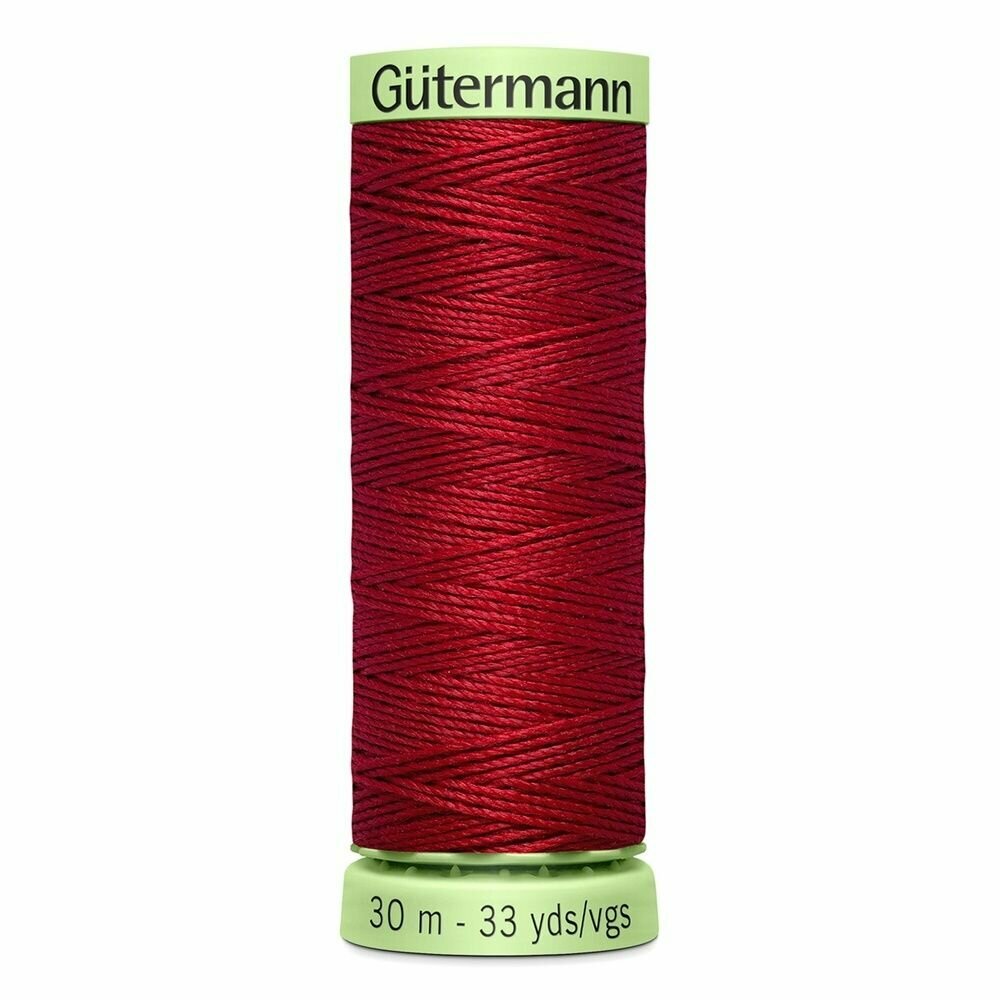 Декоративная нить Gutermann Top Stitch 30/30 м для отстрочки, 100% полиэстер, цвет 367 красный, 5 шт (3)