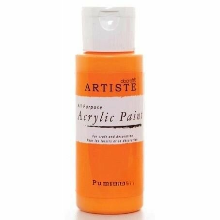 Акриловая краска docrafts "Artiste", цвет Тыквенно-желтый, 59 мл