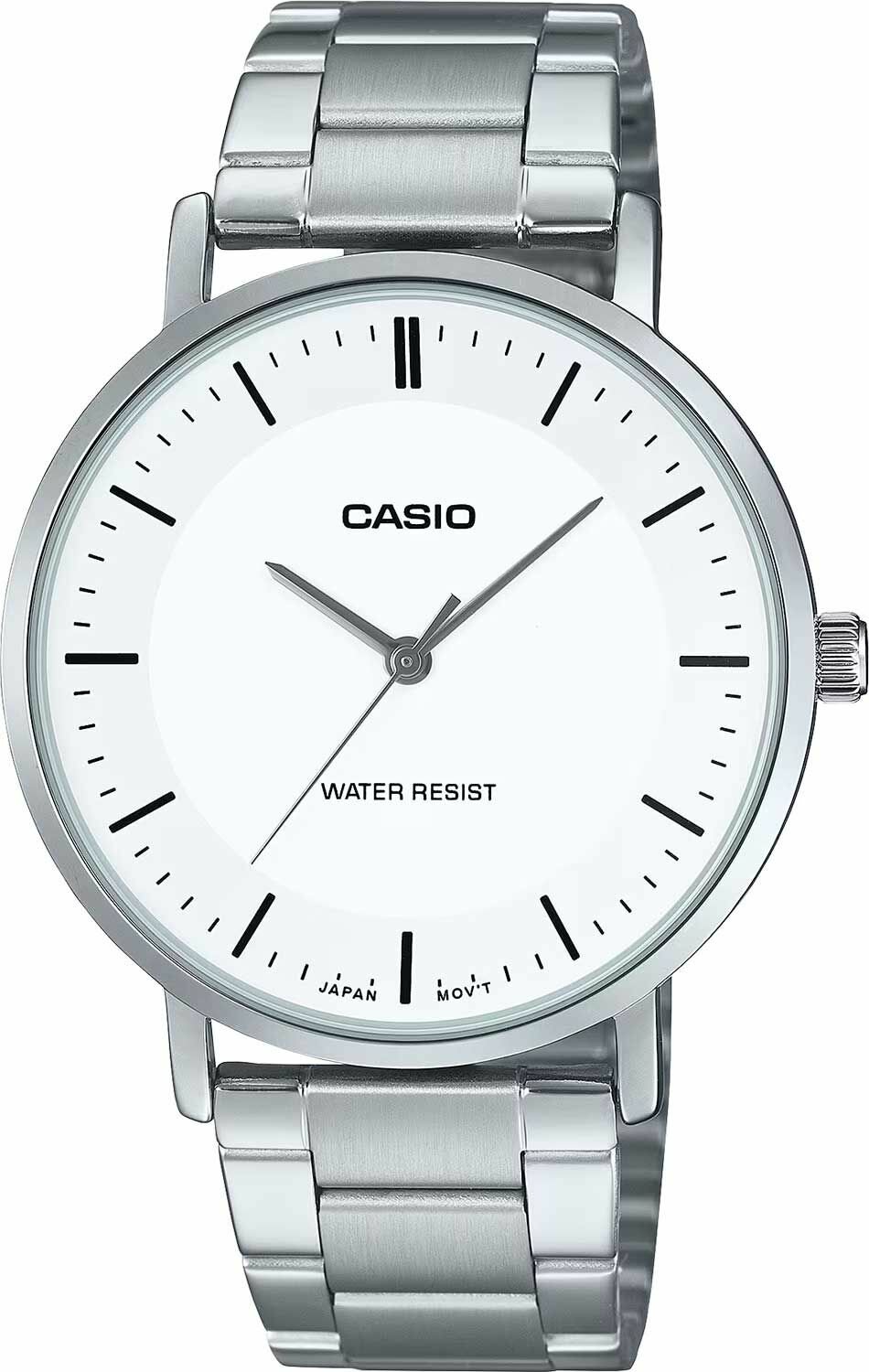 Наручные часы CASIO, серый, серебряный