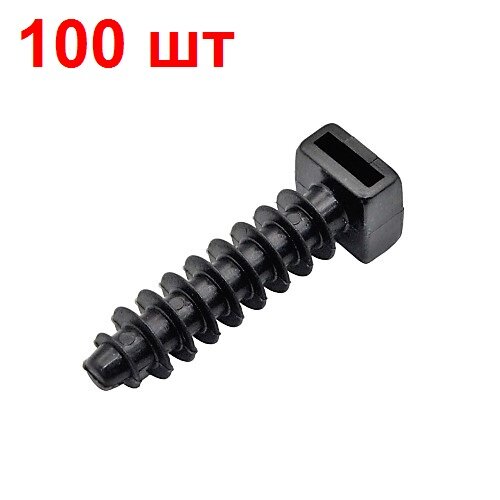 Крепежный дюбель для кабельных стяжек UWOP10 100 шт. 42х12