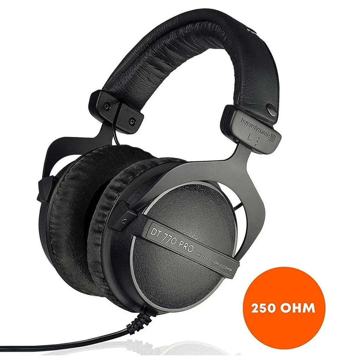 Наушники DT 770 Pro (80 Ohm) Limited Edition, mini jack 3.5 mm, Лимитированная серия черного цвета