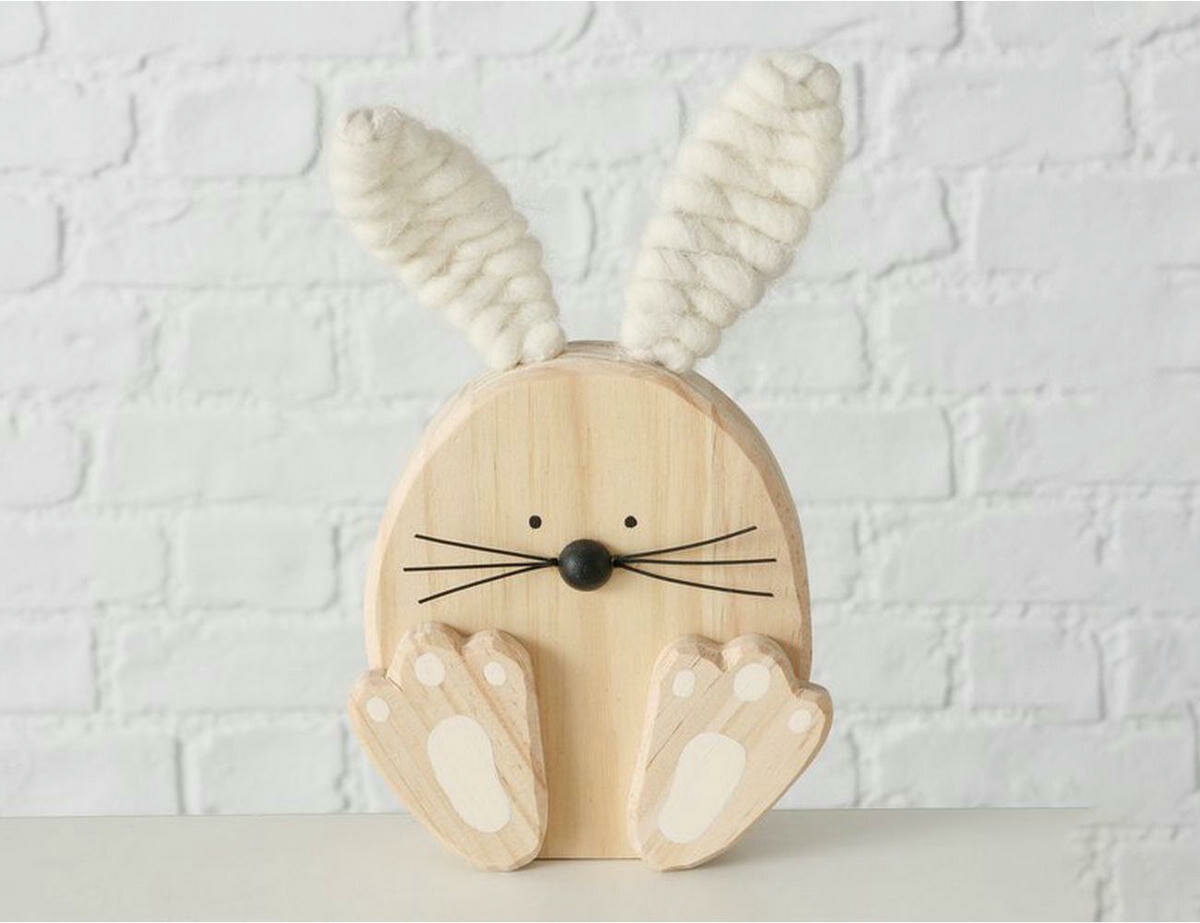 Декоративная фигура, дерево, текстиль, 20 см, Boltze