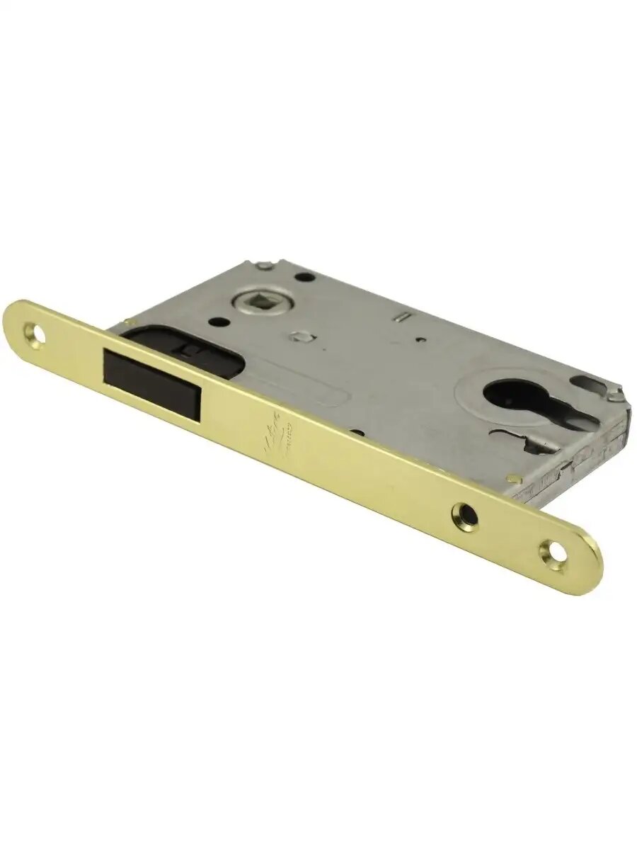 Защелка межкомнатная магнитная VANTAGE M85 SB матовое золото