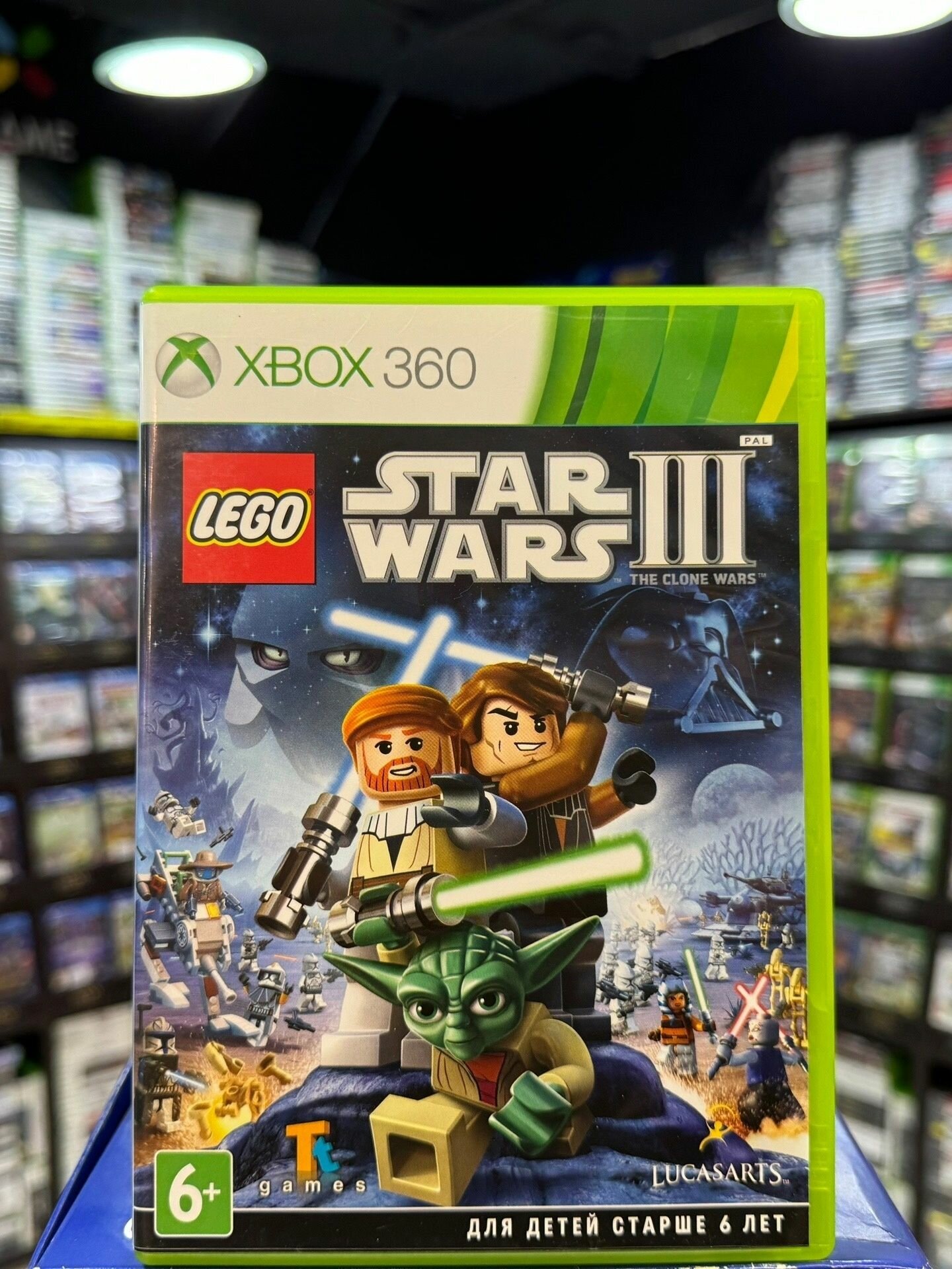 Игра Lego: Star Wars III The Clone Wars (Xbox 360) (Box)