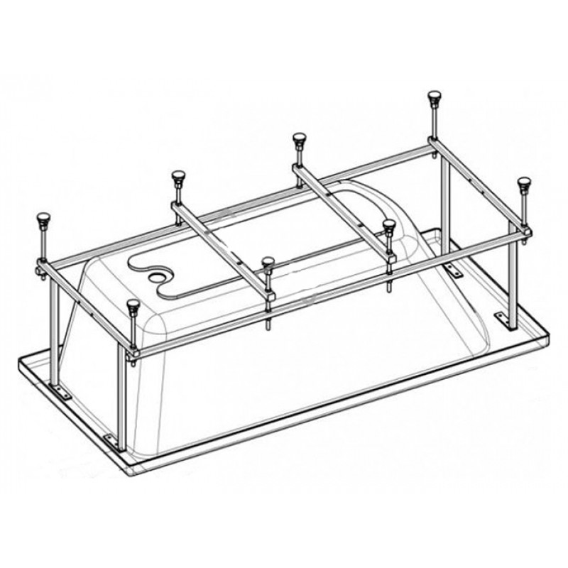 Монтажный набор для ванны Roca Sureste 160х70 см ZRU9302788