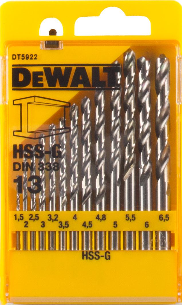 Набор свёрл DeWalt 13шт DT 5922