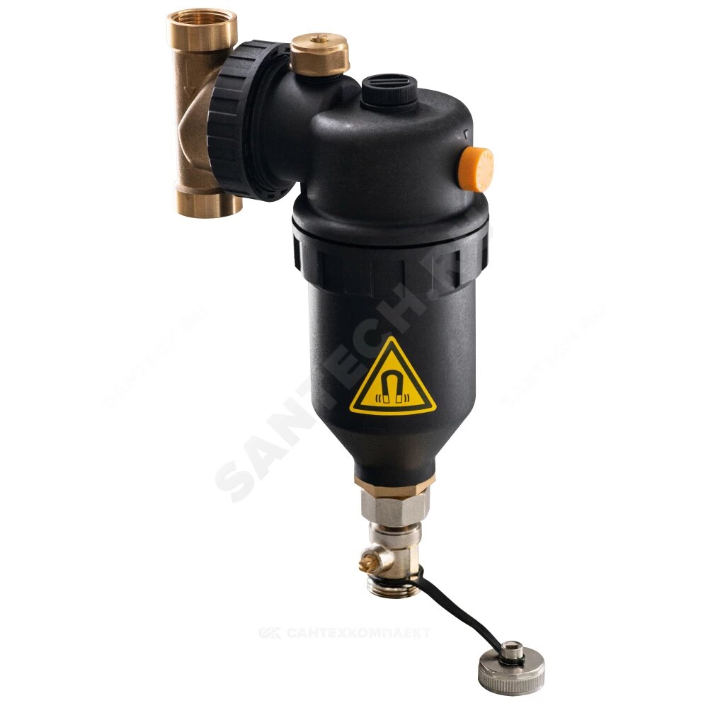 Дешламатор магнитный сетчатый, пластик, Ду20, Ру3 м/м SantechSystems