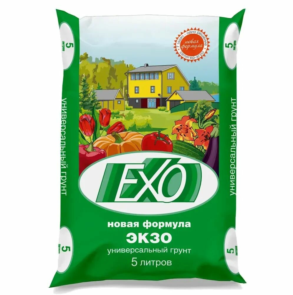 Грунт торфяной "Экзо Новая формула", 5 л
