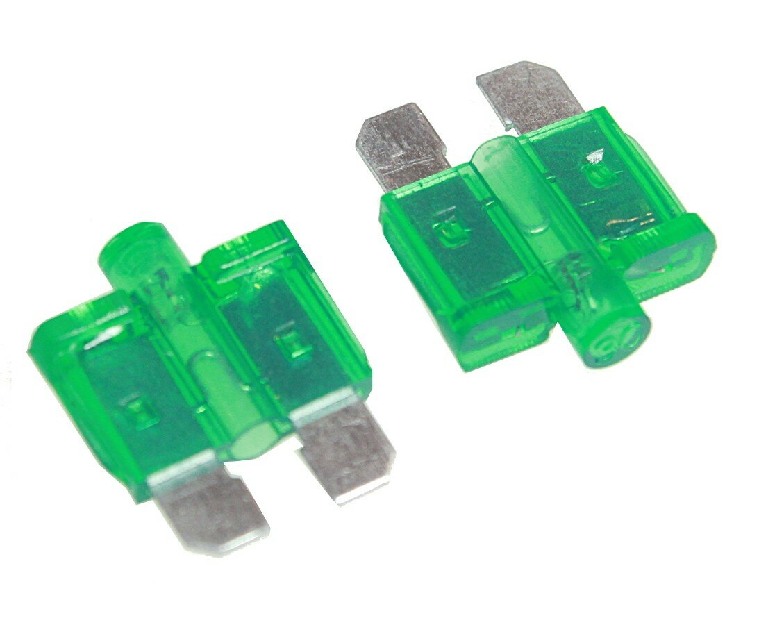 Предохранитель MEDIUM (стандарт) с индикатором 30A (19,1x5,1мм, h18,8) W270-1