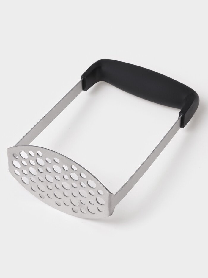 Толкушка для картофеля Доляна Smasher, 11×18 см, чёрный