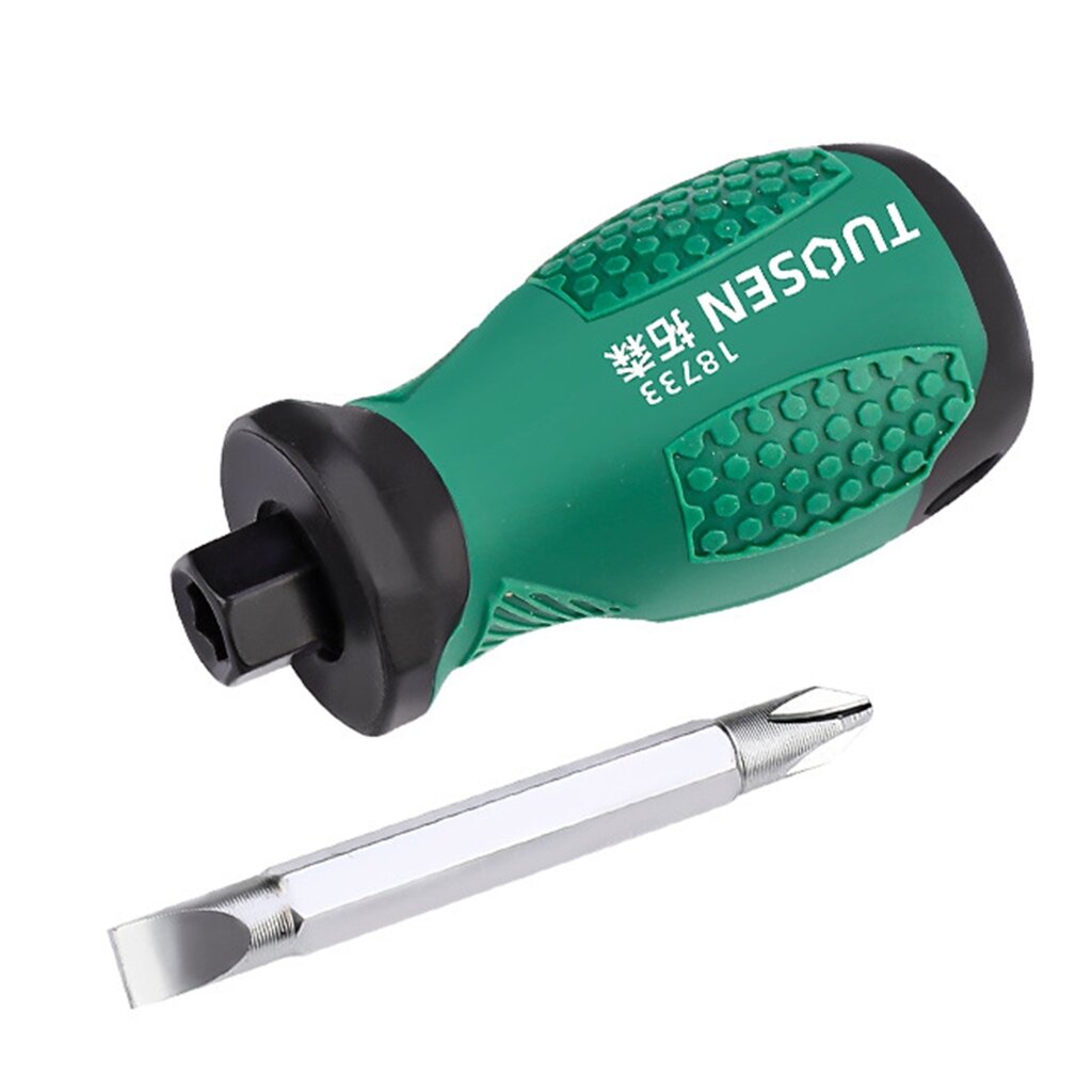 Мини-Отвертка Практичная С Прорезью для Крестообразной Короткой Отвертки Магнитная Телескопическая Отвертка Ручной Инструмент для ремонта