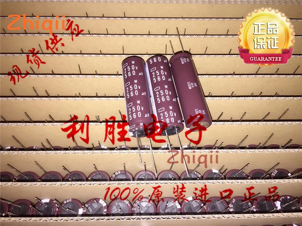 Оригинальные алюминиевые электролитические конденсаторы NIPPON CHEMI-CON 560 мкФ 250 В 5pcs