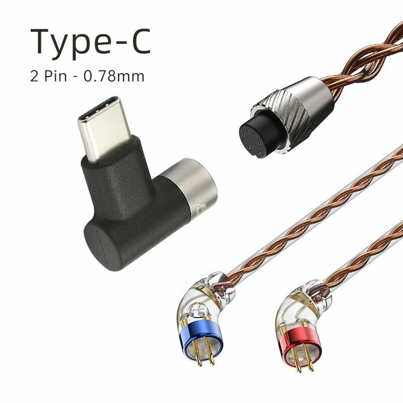 Кабель для наушников CVJ VS400 MMCX QDC S C Вывод 0,75 мм 0,78 мм, линия для наушников OFC,2.5/3.5/4.4 мм Провод для наушников BLON Moondrop Chu2 KZ ZSN PRO D-Fi Castor DQ6S TANGZU WANER SG TRN SE535